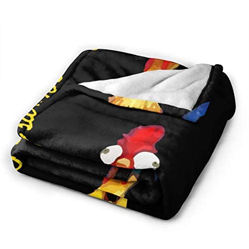 Blanket Chicken Flower You are My Sunshine Fleece Blanket Foldrable Throw Blanket Washable Couch Sofa Fuzzy Blanket Reversible Plush Blanket Beach Blanket for Home Office