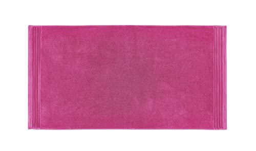 Kate Spade New York Scallop Pleat 580 GSM Terry 1 Piece Hand Towel, 18 x 32 Inches, 100% Cotton (Magenta Frost)
