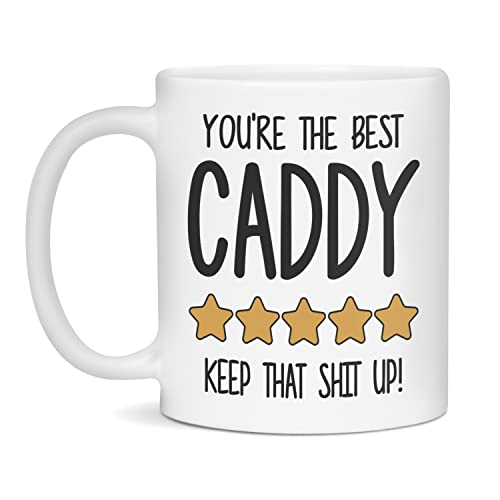 Best Caddy Mug, World's Best Caddy, 11-Ounce White