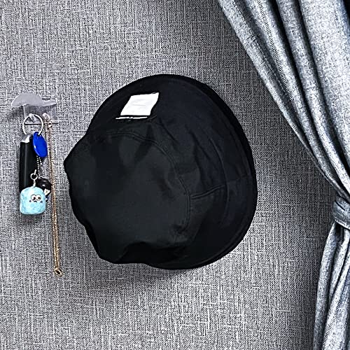 Hat Hooks for Wall Adhesive,Hat Racks for Baseball Caps Standing with 2 Small Hooks, Hat Rack Display Hat Holder Cap Hangers Organizer for Boys Room (12pack-Clear)