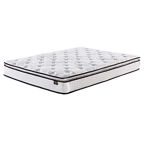 Signature Design by Ashley, Bonnell 10 Inch Gel Foam Firm Pillowtop Mattress, Queen