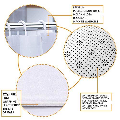 Custom Football Style Shower Curtain 4Pcs Set Personalized Bathroom Decor Gift Fashion Modern Home Supplies