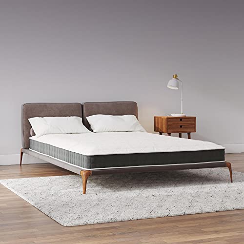 Signature Sleep Contour Comfort 8-Inch Reversible Tight-Top Mattress, Medium-Firm, Independently Encased Coils, Bed-in-a-Box, Full