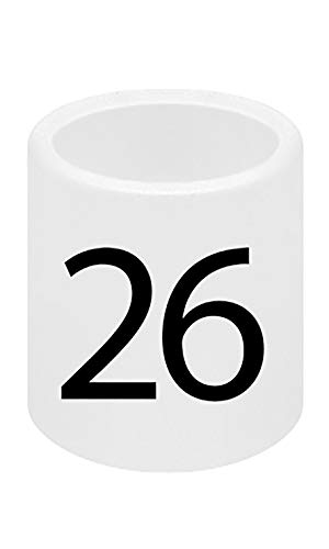 SSWBasics Mini Slip On Size Markers - Size 26- Pack of 50