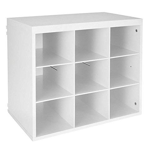 ClosetMaid 3277 Elite 19-3/4 in. White 9-Slot Organizer, White