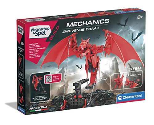 Clementoni Science & Game Robotics - Floating Dragon, STEM Kit, Toy Robot for Kids, 8+ Years, 66991