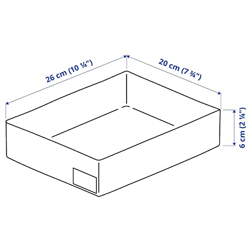 STUK Organizer, White 10 ¼ x 7 ¾ x 2 ¼ "