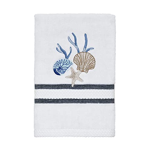Avanti Linens - Hand Towel, Soft & Absorbent Cotton Towel (Blue Lagoon Collection)