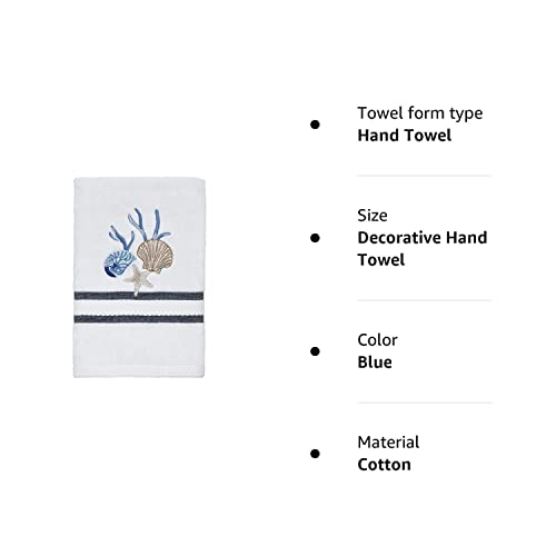 Avanti Linens - Hand Towel, Soft & Absorbent Cotton Towel (Blue Lagoon Collection)