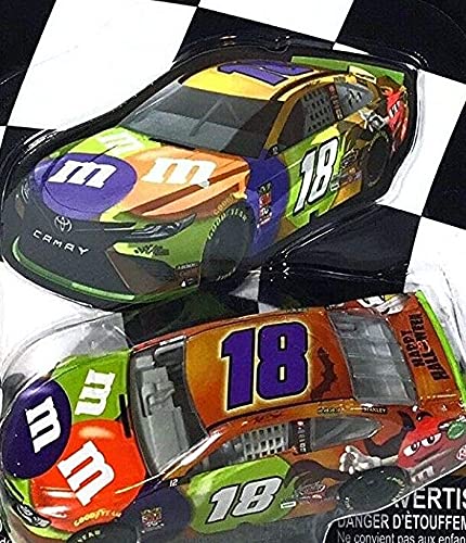 Winners 2020 Wave 02 Halloween Kyle Busch #18 1/64th Scale Diecast with Mini Car Insert Car Measures 3 inches L x 1 inches W x 1 inches Tall