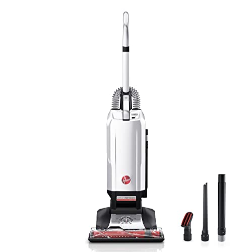 Hoover Complete Performance Corded Vacuum Cleaner, Bagged Vacuum Cleaner, Traps 99% of Dust Matter, Wide Cleaning Path, Includes Pet Upholstery Tool, Powerful Vacuum Cleaners for Home Use