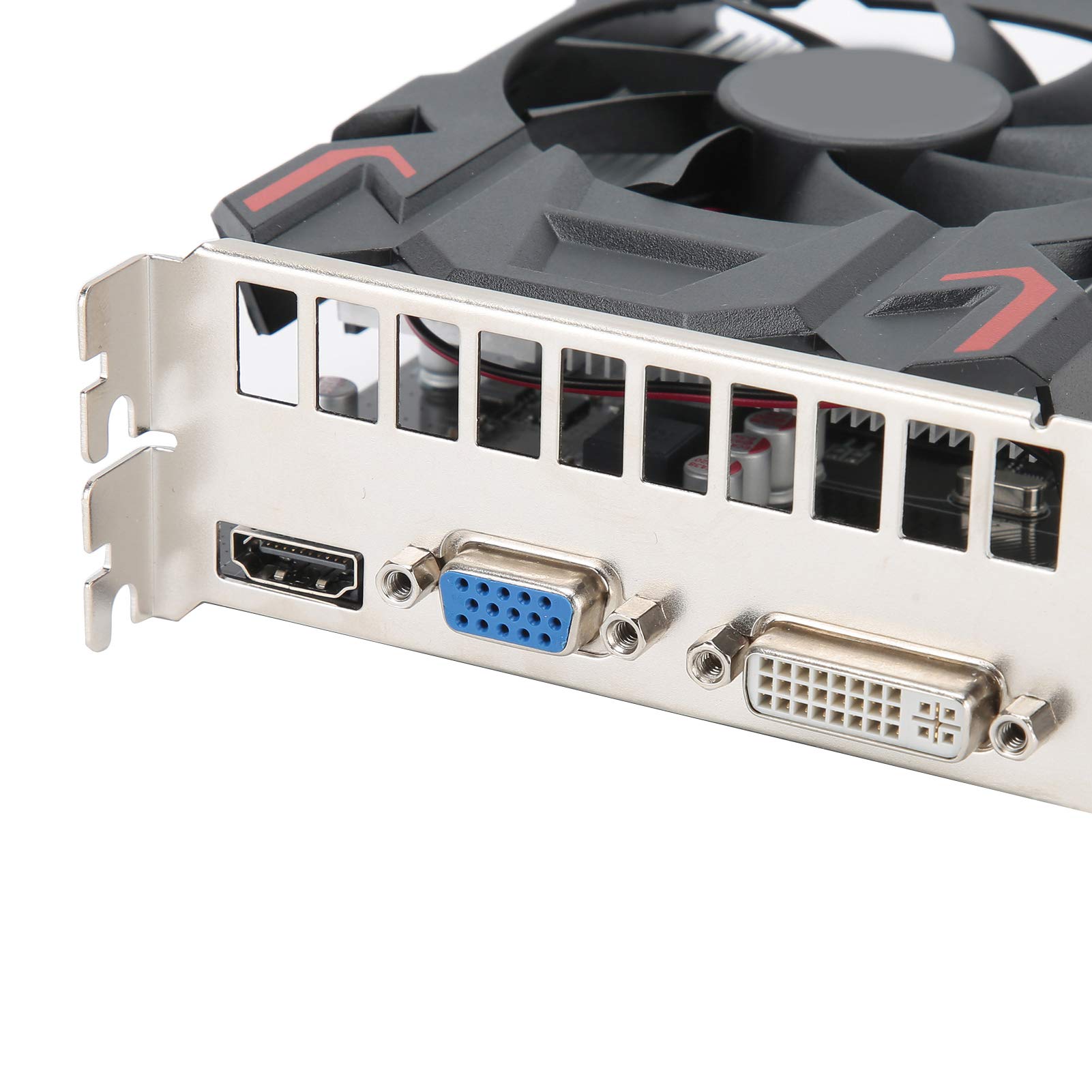 Computer Graphics Cards, 4GB Graphics Card, for AMD Graphics Card, GPU for Gaming PC, Low Noise and Quiet Work, HD6770 128Bit DDR5 650MHz