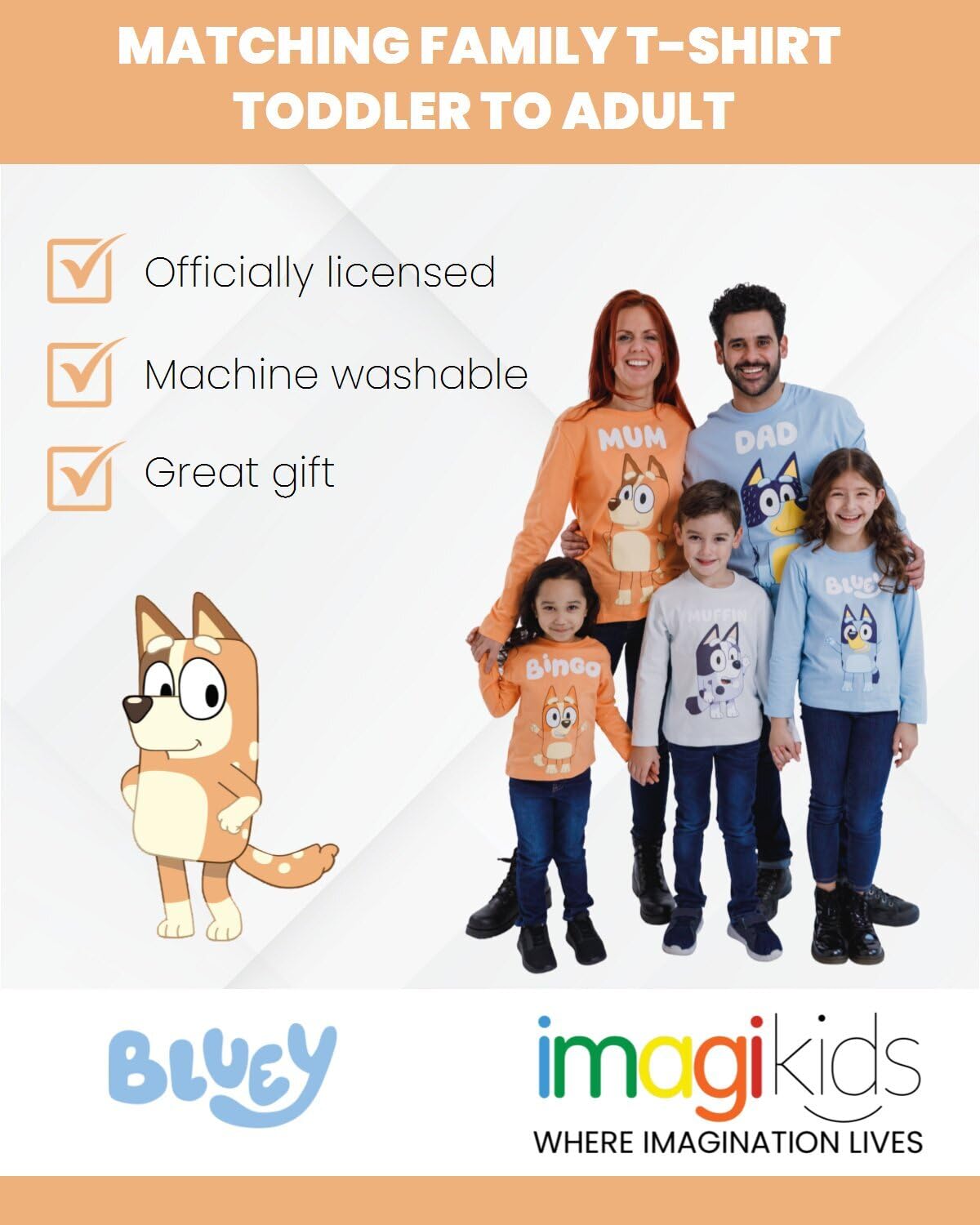 Bluey Mom Womens Matching Family T-Shirt Chilli XX-Large