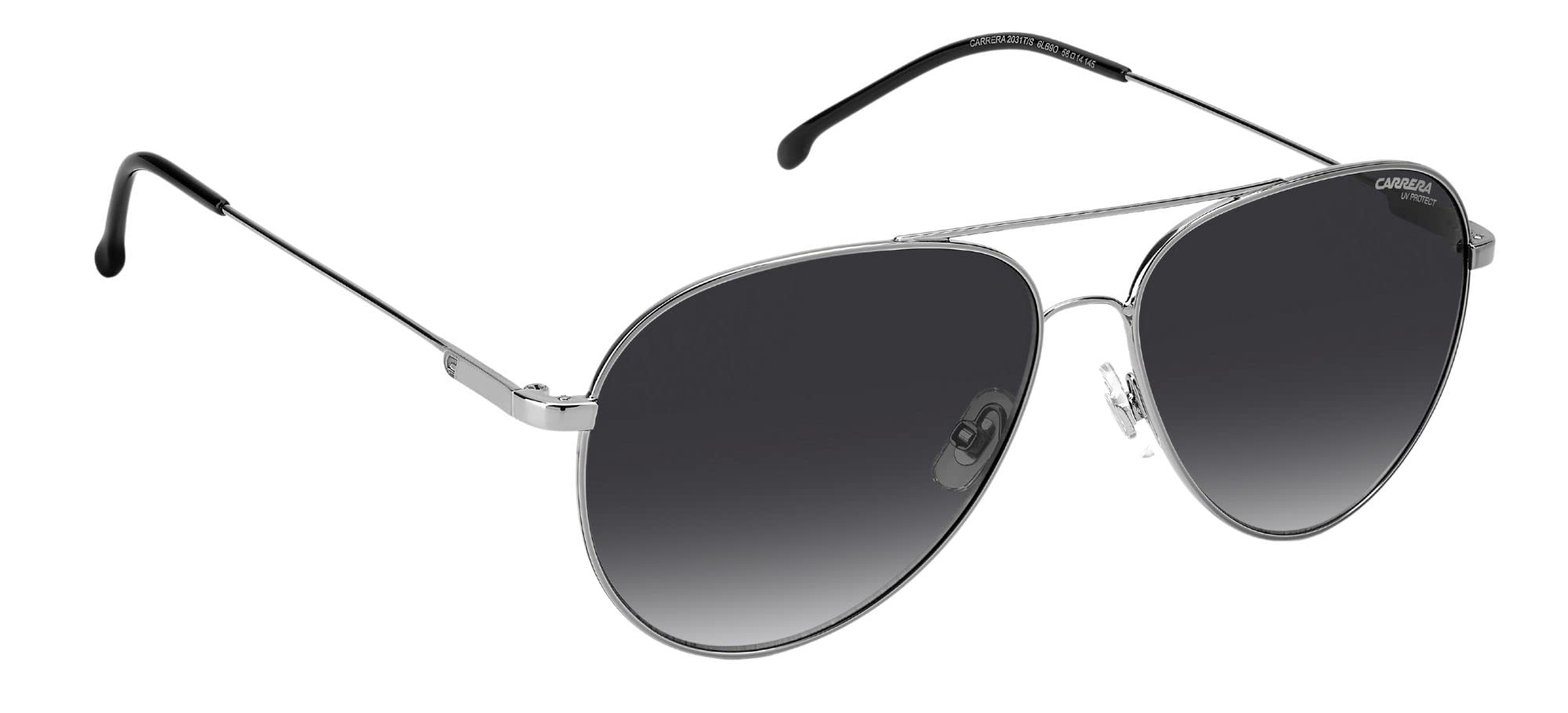 Carrera 2031T/S Ruthenium/Dark Grey Shaded 58/14/145 unisex Sunglasses