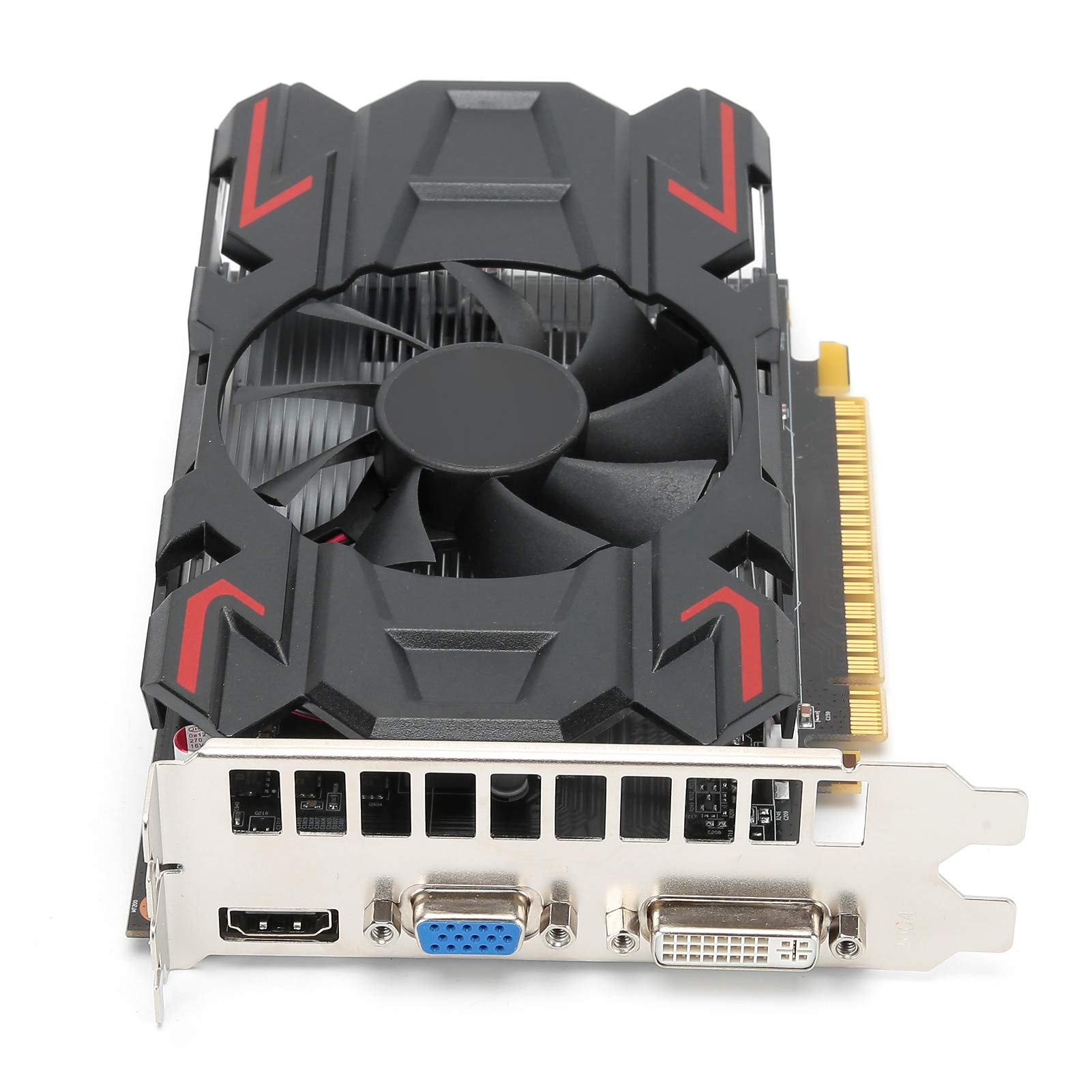 Computer Graphics Cards, 4GB Graphics Card, for AMD Graphics Card, GPU for Gaming PC, Low Noise and Quiet Work, HD6770 128Bit DDR5 650MHz
