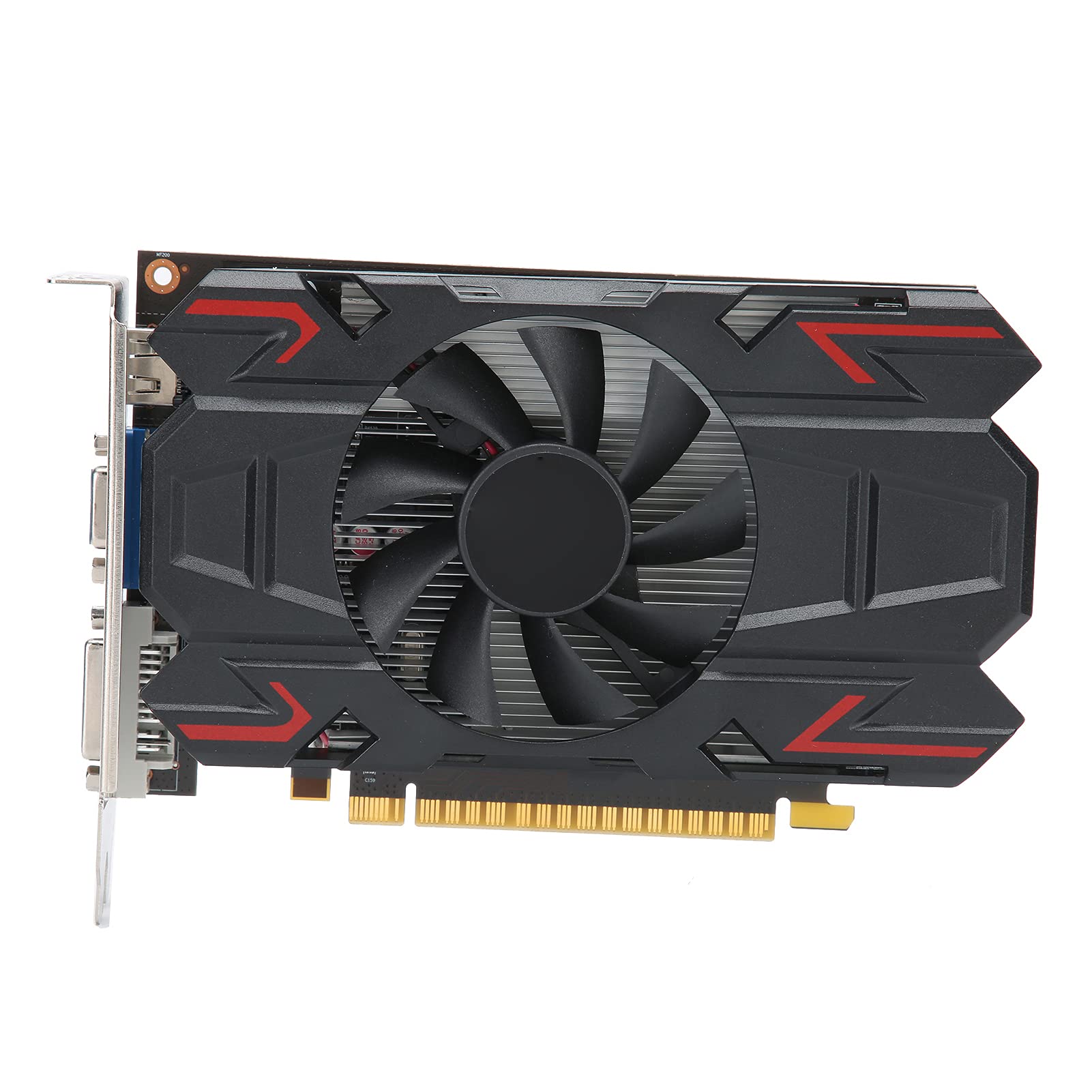 Computer Graphics Cards, 4GB Graphics Card, for AMD Graphics Card, GPU for Gaming PC, Low Noise and Quiet Work, HD6770 128Bit DDR5 650MHz