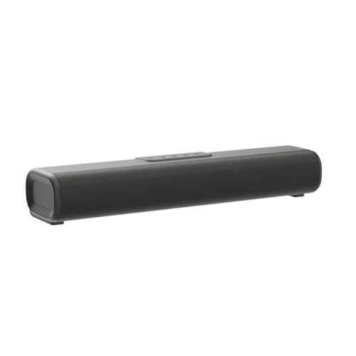 LIPEILA Soundbar for TV with Bluetooth 50W Speakers for TV Home Theater Audio Surround Sound System Small Sound Bar with Subwoofer for TV PC Projectors Tablets,Remote Control,Opt/AUX/USB/HDMI (Brown)