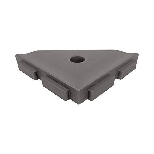 Questech Décor 8 Inch Corner Shower Shelf and 5 Inch Shower Caddy Soap Dish, Geo Lugged Back for New Construction, Wall Mounted Bathroom Shower Organizer, Brushed Nickel
