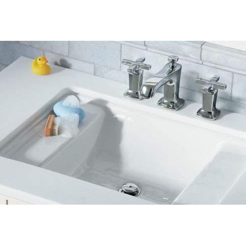 KOHLER 16232-3-CP Margaux 1.2 gpm Bathroom Sink Faucet with Cross Handles, Widespread, Polished Chrome