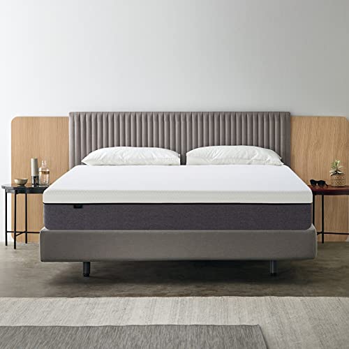 BAENIGHT Gel Memory Foam Mattress ，8 Inch High Rebound Effect Mattress for Relieving Body Pressure，Medium Firm Affordable Bed Mattresses with Replaceable Cover with Zipper (Queen (U.S. Standard))