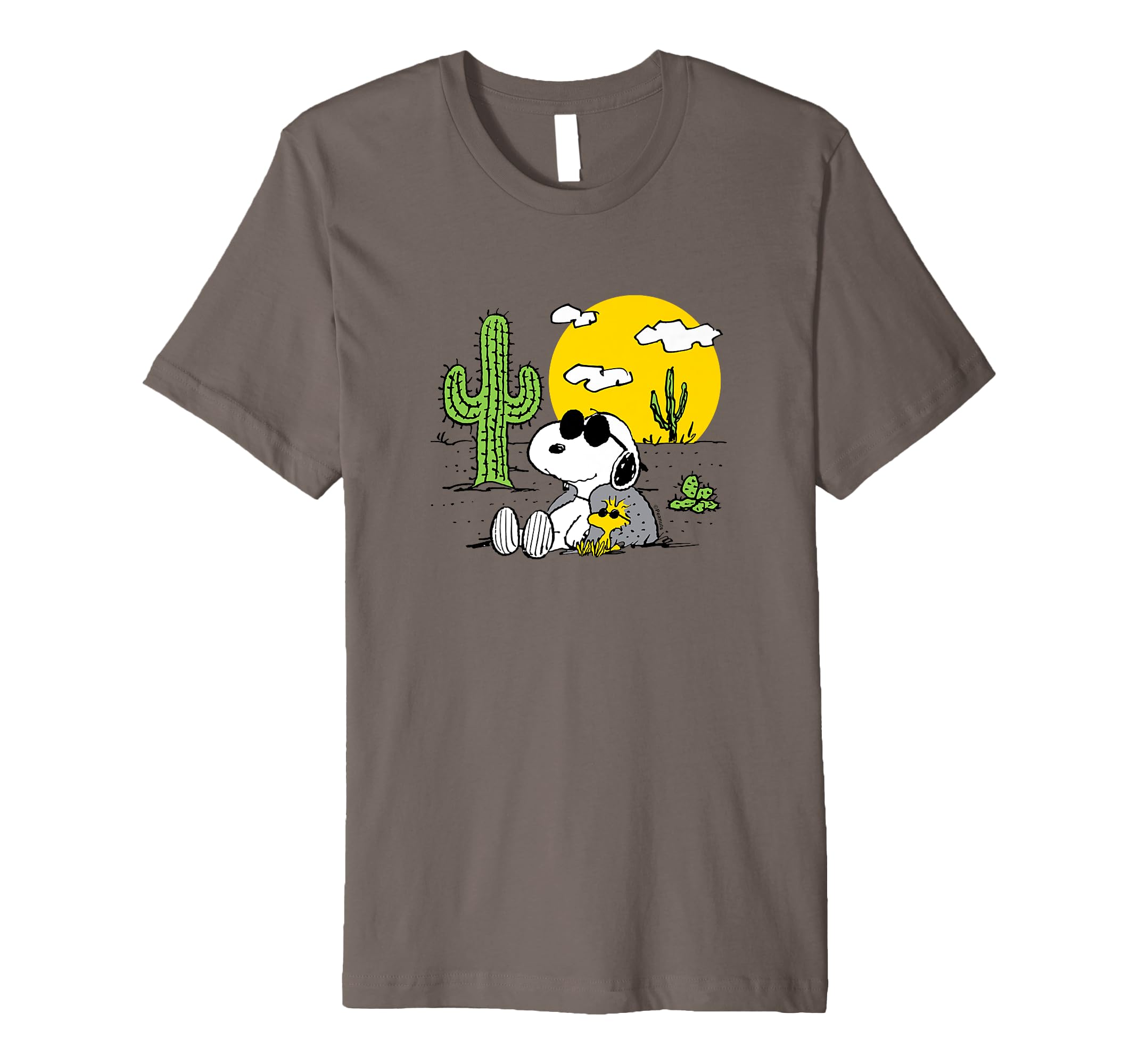 Peanuts - Summer - Snoopy & Woodstock Desert Premium T-Shirt