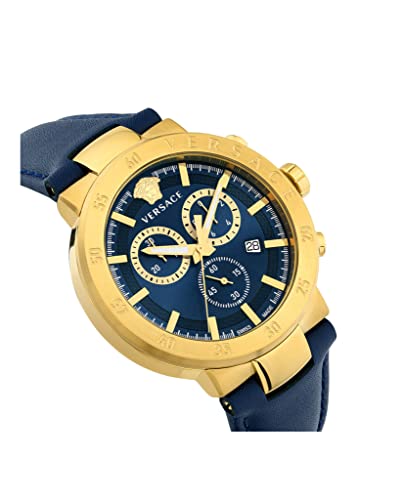 Versace Mens Watches Blue 43 mm Urban Mystique Collection