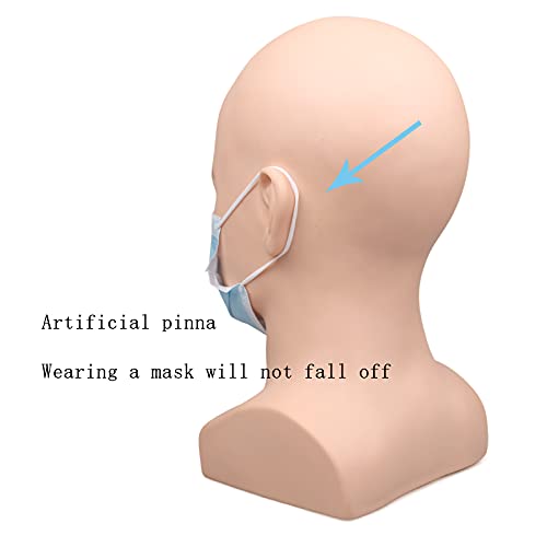 MEAHUS Mannequin Heads For Wigs Male Mannequin Head For Mask Display Foam Man Mannequin Head For Wigs ,Hats ,Headphones