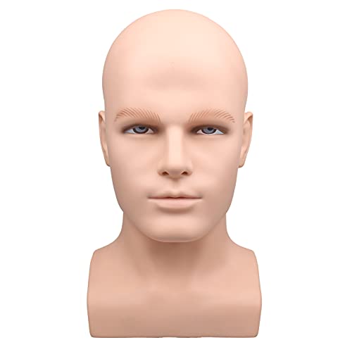 MEAHUS Mannequin Heads For Wigs Male Mannequin Head For Mask Display Foam Man Mannequin Head For Wigs ,Hats ,Headphones