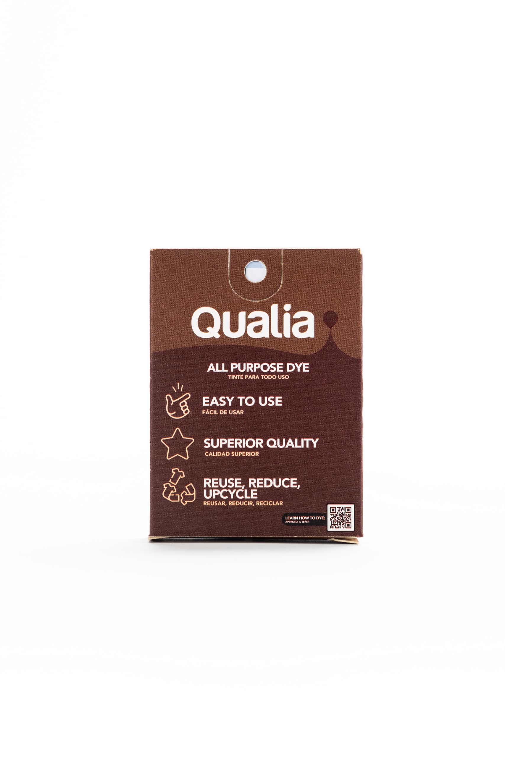 Qualia All Purpose Powder Fabric Dye, Easy to Use Dye for Natural Fabrics: Cotton, Wool, Silk, Wood, & Linen, Ultra Concentrated Colors, Brown, 3 Pack