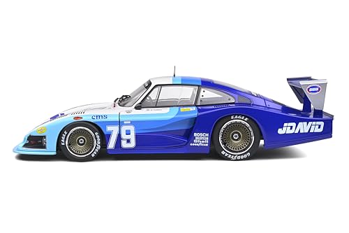solido S1805402 1:18 1979 Porsche 935 'Mobydick' -Le Mans #79 Collectible Miniature car, Multi