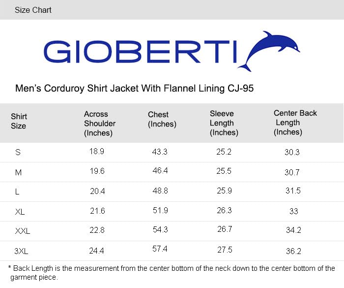 Gioberti Men's 100% Cotton Extremely Soft Corduroy Shirt Jacket with Flannel Lining, Camel, L