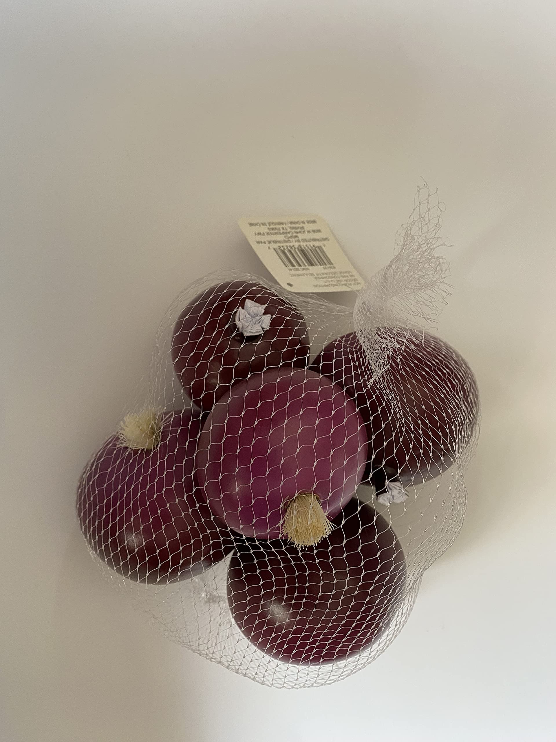 Net Bag of 5 Purple Artificial Onions