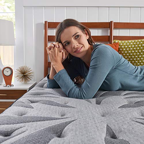 Sealy Posturepedic Plus Mattress with Surface-Guard and 9 Foundation, Tight Top 13-Inch Plush, Queen, Grey