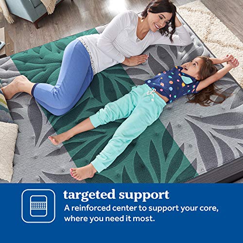 Sealy Posturepedic Plus Mattress with Surface-Guard and 9 Foundation, Tight Top 13-Inch Plush, Queen, Grey