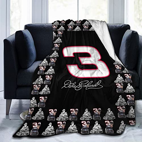 DUMIEOKULA Blanket Flannel Fleece Plush Blanket Throw - Super Soft Warm Lightweight Microfiber Blanket for Chair, Sofa, Couch, Camping, Travel, Black, 50''x40''
