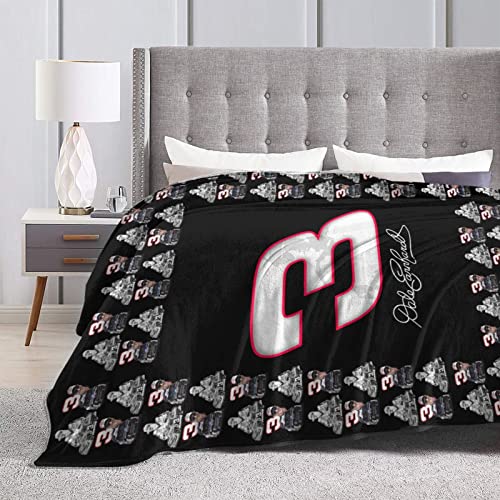 DUMIEOKULA Blanket Flannel Fleece Plush Blanket Throw - Super Soft Warm Lightweight Microfiber Blanket for Chair, Sofa, Couch, Camping, Travel, Black, 50''x40''