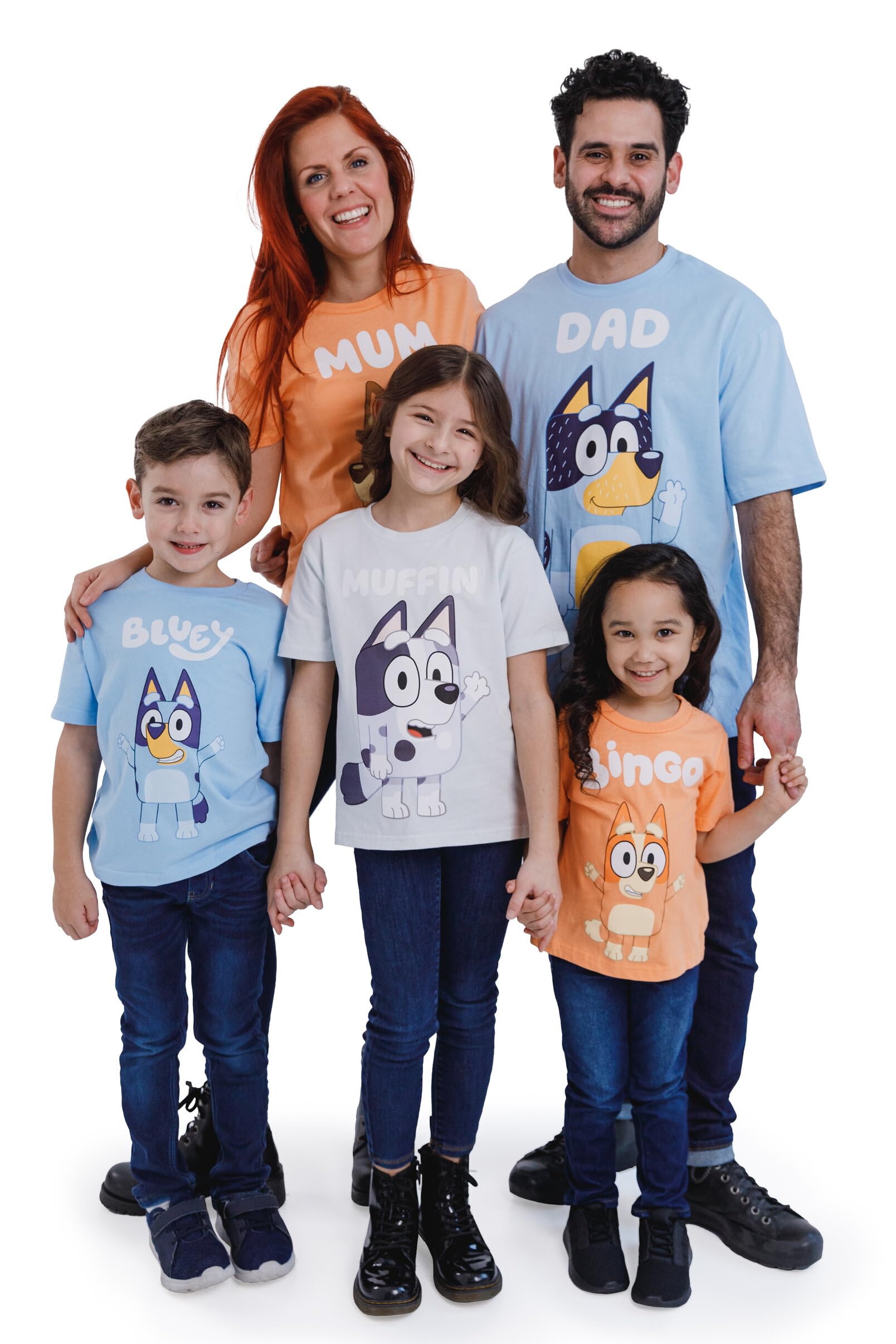 Bluey Mum Adult Womens Graphic T-Shirt Chilli Large