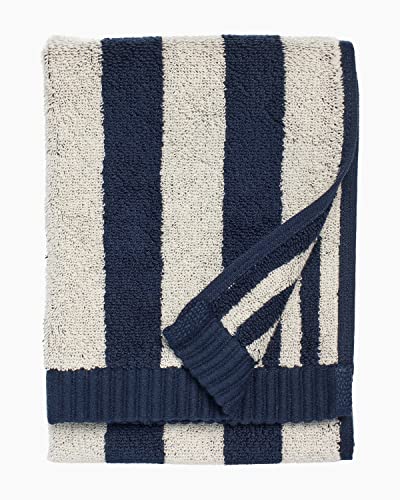 MARIMEKKO - Kaksi Raitaa Terry Cotton Guest Towel (Dark Blue)