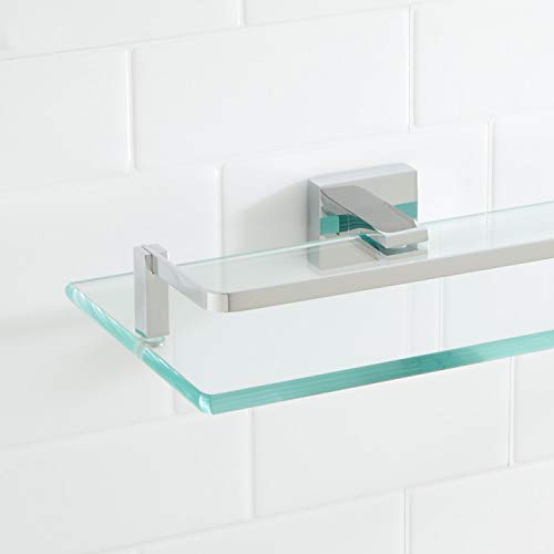 Signature Hardware 295795 Albury 19-5/8" Glass Bathroom Shelf