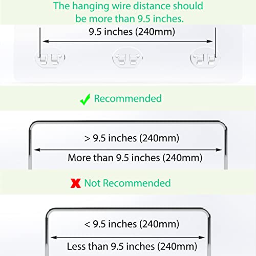 STARICH Shower Caddy Adhesive Replacement Stickers Sticker Shelf Basket Strips Suction Hooks Large Strong Hook for Bathroom Storage Corner Transparent Shelves Wall Mount 3 Hooks 11 13/16"