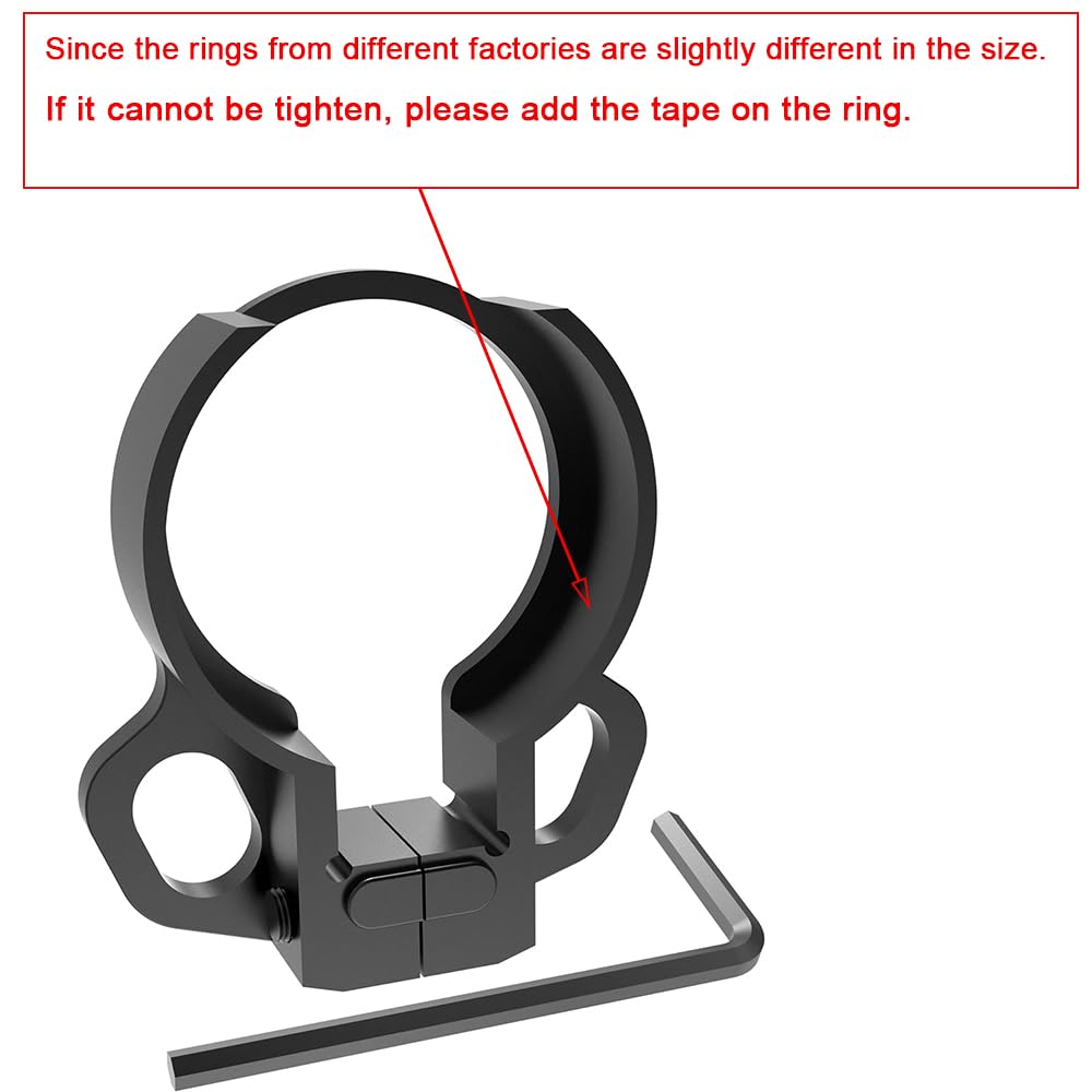 Sling Swivel Mount Clamp-On Design Quick Detach/Release Tube Attachment