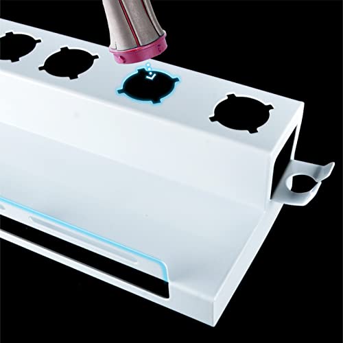 Wall Mounted Dryer Hair Curler Storage Rack Suitable for Dyson Airwrap Bathroom Shelf Hair Care Tool Storage (C)