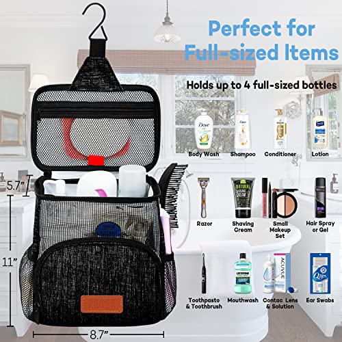 Shower Caddy Portable-Shower Bag,Portable Shower Caddy Bag,College Dorm Room Essentials for Girls Boys Student,Travel,Gym,Quick Dry,Large Capacity