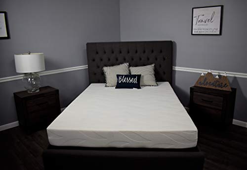 American Mattress Company 8" Graphite Infused Memory Foam-Sleeps Cooler-100% Made in The USA-Medium Firm (RV King - 72x80)