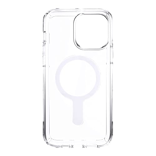 Speck iPhone 13 Pro Max Case - Drop Protection Fits iPhone 12 Pro Max & iPhone 13 Pro Max Phones - Clear Case, Built for MagSafe - Anti-Yellowing & Anti-Fade with Dual Layer Slim Design - GemShell