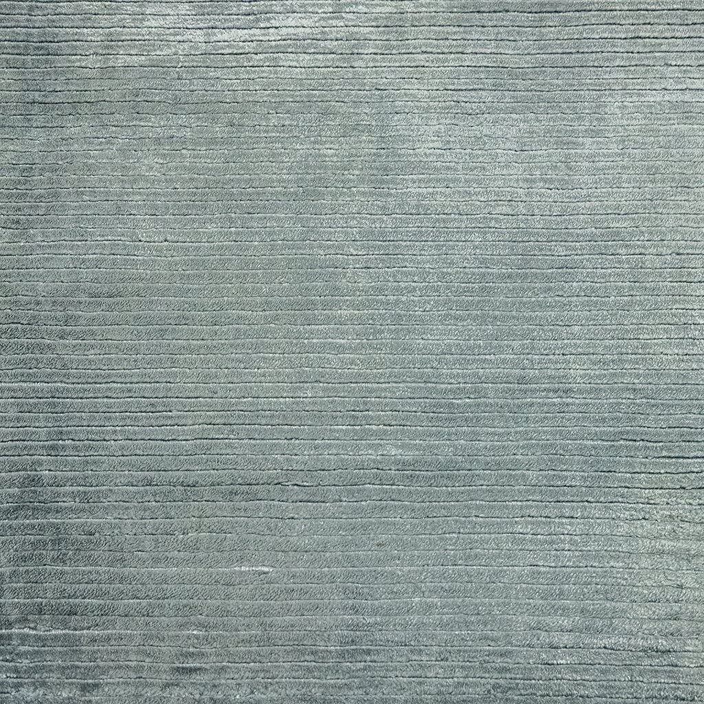 Westside Market India Stripes Gray Rug Handmade Area Rug 100% Wool, 6'0'' x 8'10''