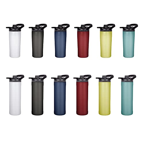 GrowlerWerks uKeg Twist Seltzer Maker & Dispenser – Portable Patented Carbonation System - Vacuum Insulation for Beverages – Includes Carry Handle- Soda Maker for Sparkling Water (Tungsten, 36 oz)