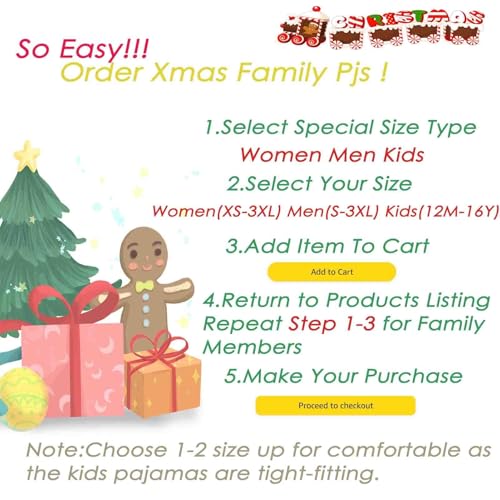 Joyond Kid Boys Girls 2 Piece Family Matching, Festive Christmas Pajama Sets, Cotton, Snowman, White, 14Years