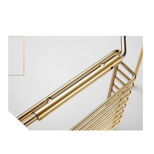 JAHH Home Brass Bathtub Tray Bath Tray Spa Bathtub Caddy Organizer Book Wine Tablet Holder Reading Rack Adjustable (Color : Style B)
