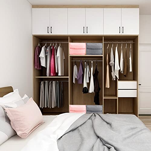 Clothes Organizer for Folded Clothes, Wardrobe Clothes Organizer, Large 9 Grids, Upgrade Organizer for Folded Clothes, For Jeans, Underwear, Tight pants, Scarves, Sweater, T-Shirts, Dresses(Pink)